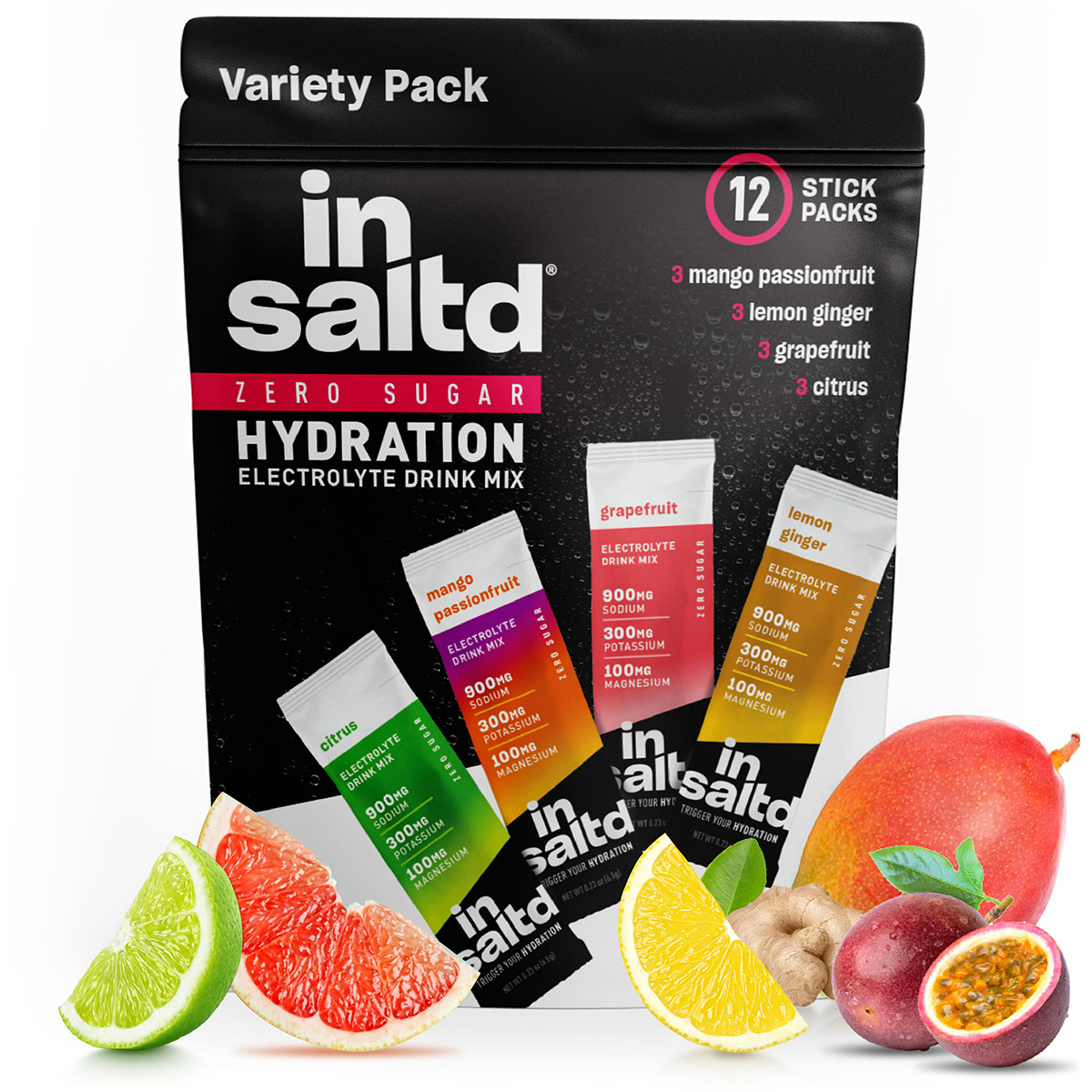 Zero-Calorie High-potency Hydration, Electrolyte Drink Mix | Insaltd